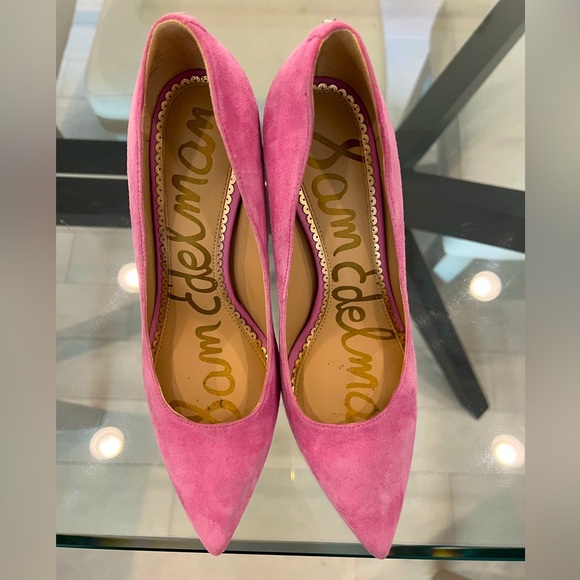 Sam Edelman | Shoes | Sam Edelman Pink Pumps Size 65 | Poshmark